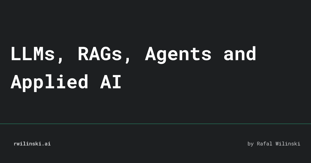 Home • rwilinski.ai